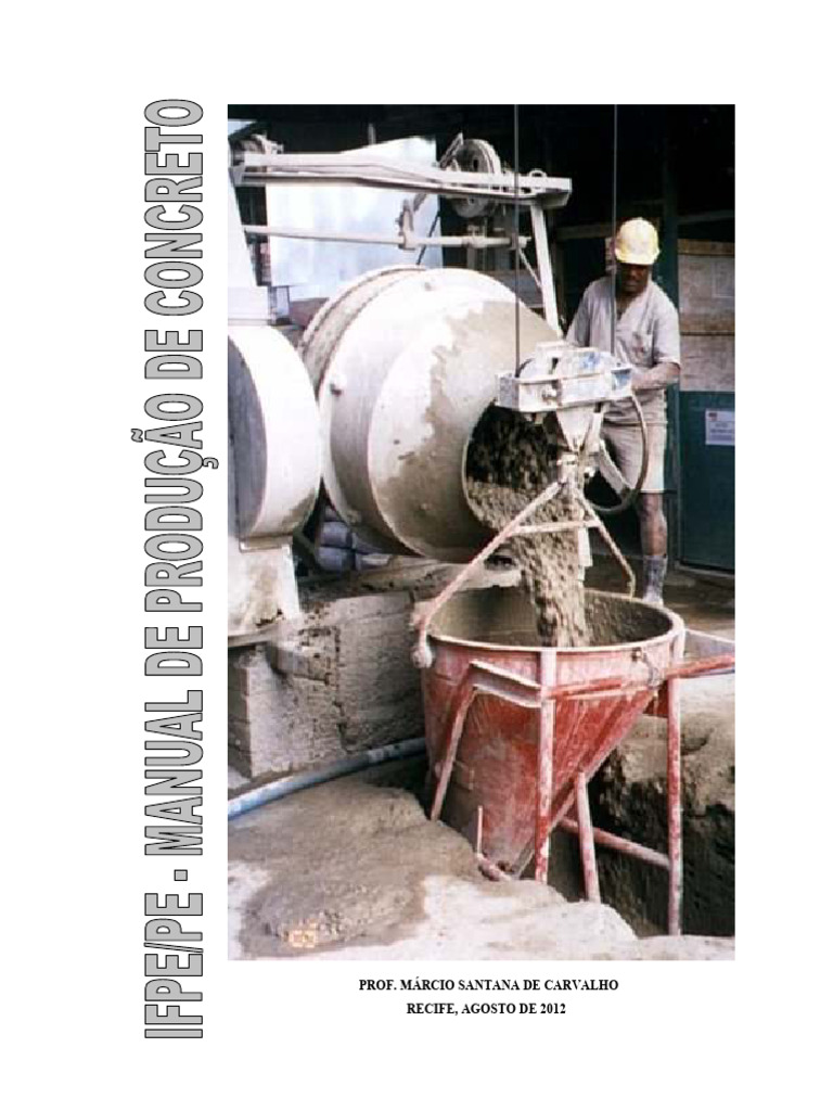 Apostila De Execução De Concreto Pdf Concreto Cimento