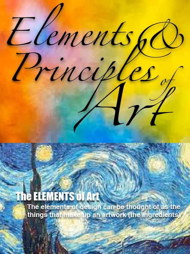 Elements & Amp Principles of Art | PDF | Vision | The Arts