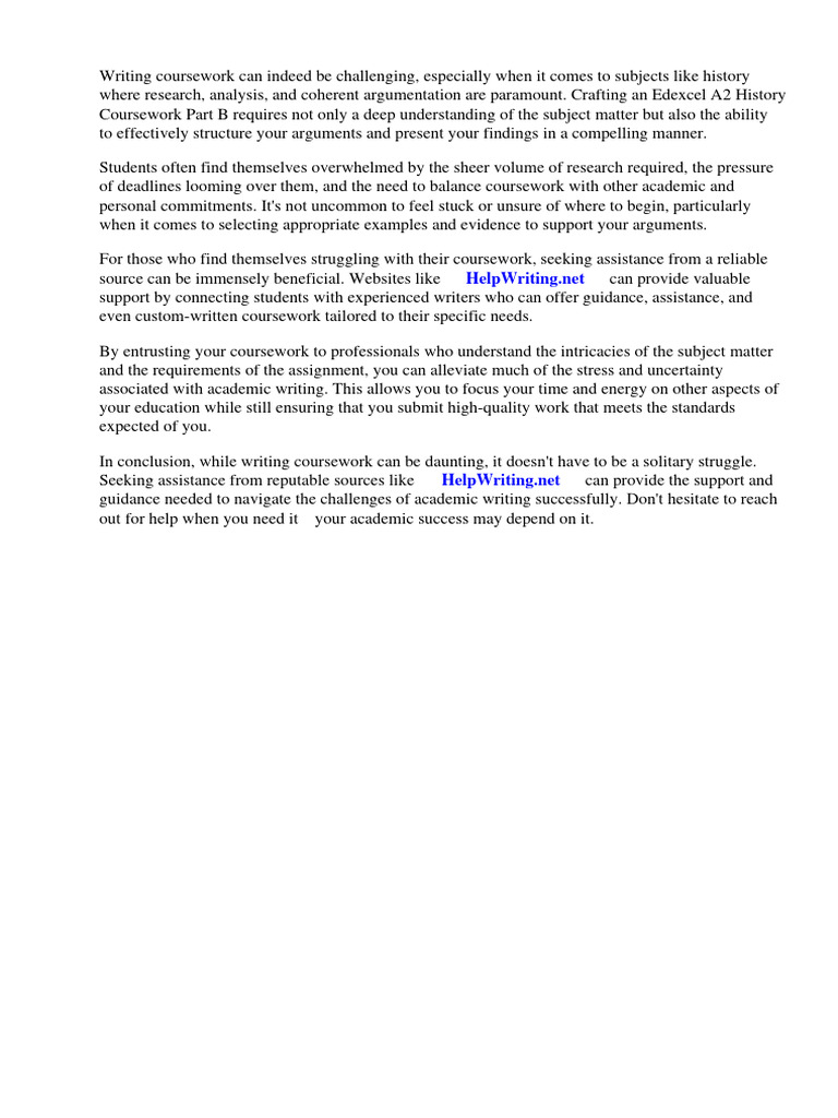 Edexcel A2 History Coursework Part B Examples | PDF | Facebook | Linked In