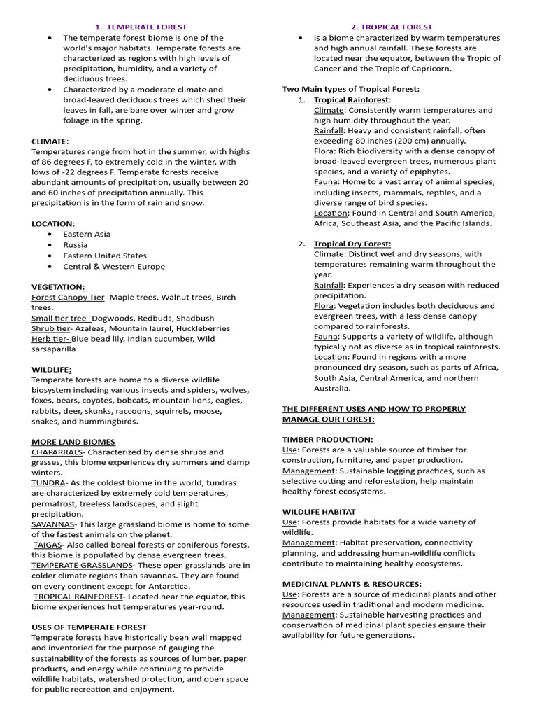 Sci 2 | PDF | Grassland | Forests