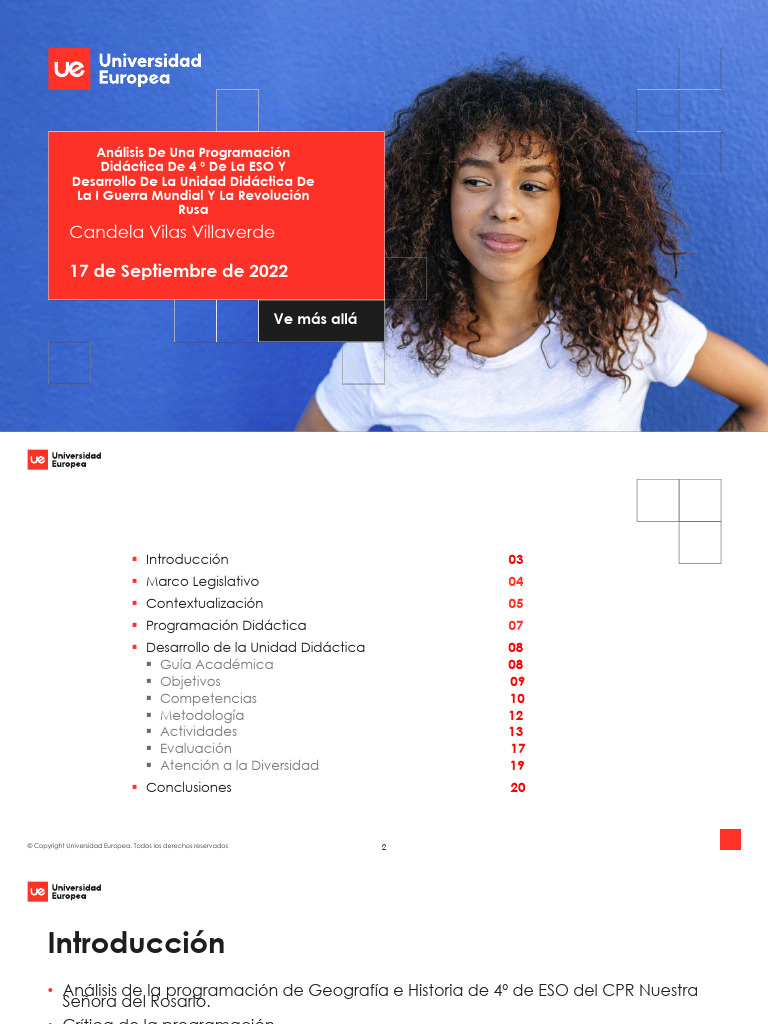 Defensa TFM - Candela Vilas | PDF | Evaluación | Plan de estudios