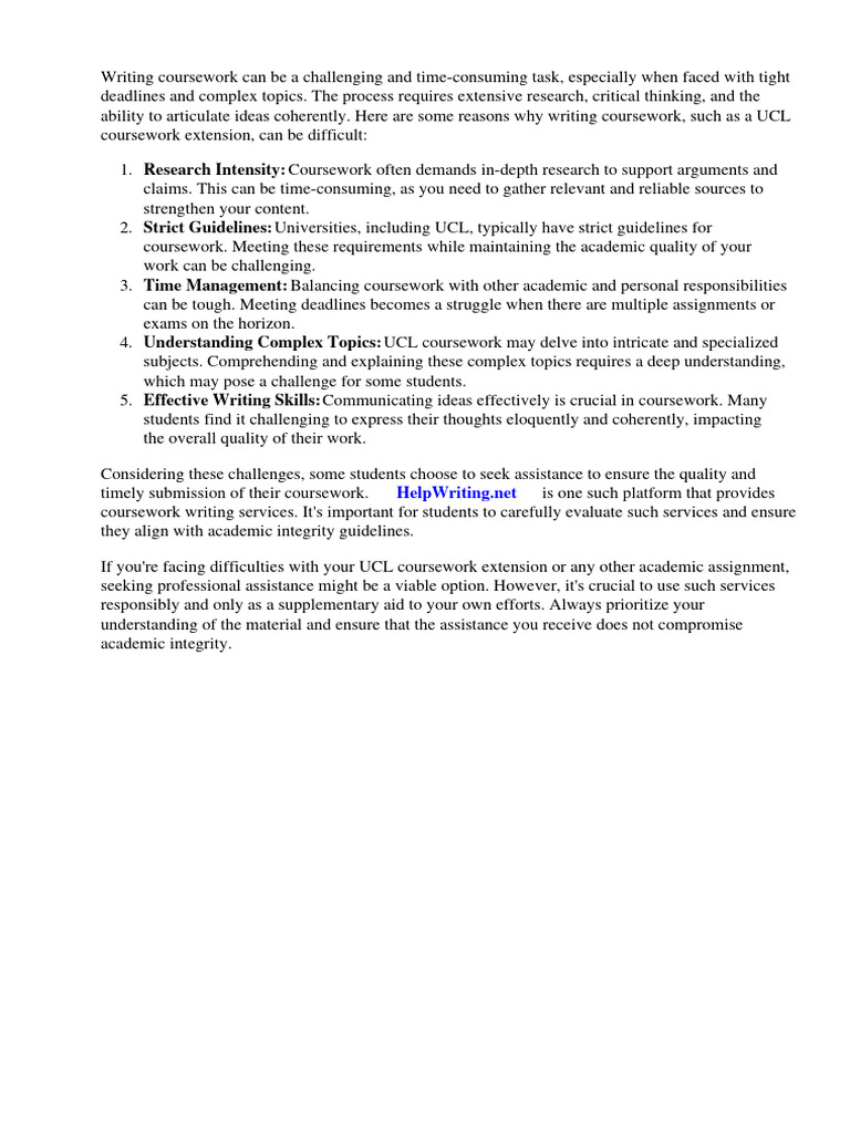 Ucl Coursework Extension | PDF | World Wide Web | Internet & Web