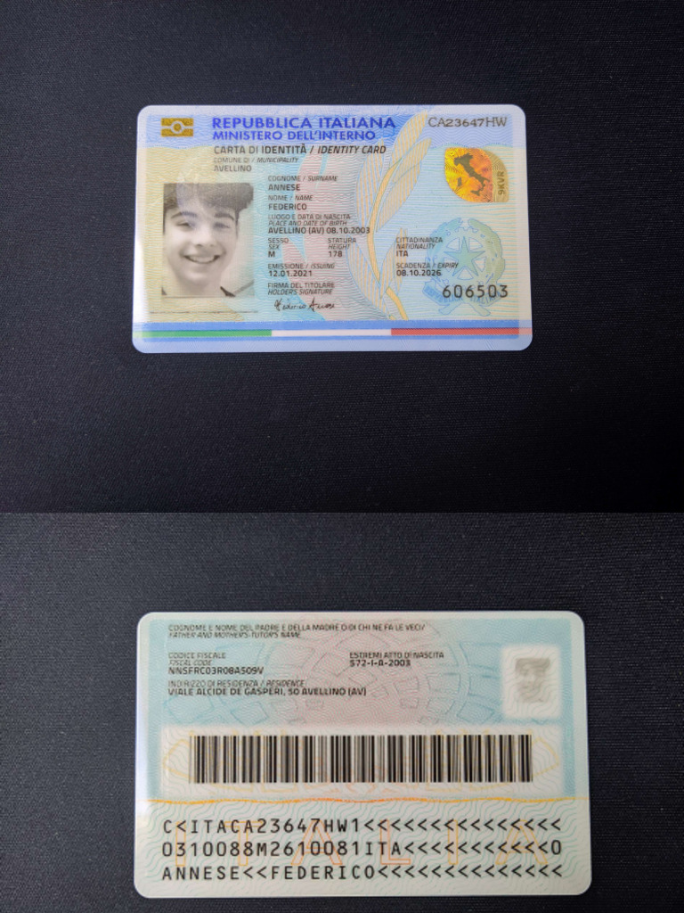 Documento Identità Pubblico | PDF