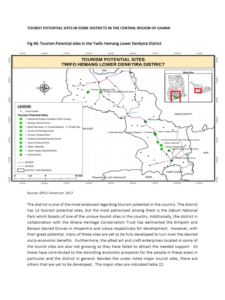 Tourism Potentials in Some District of Central Region | PDF | Organisms