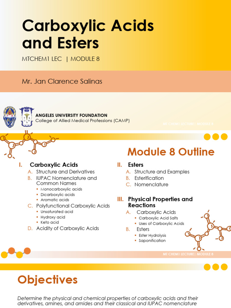 Carboxylic Acids | PDF | Ester | Carboxylic Acid