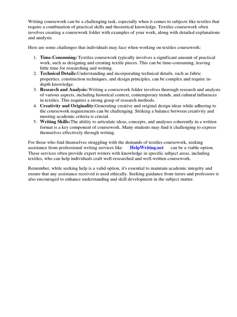 Textiles Coursework Folder Examples | PDF | Microsoft Power Point ...