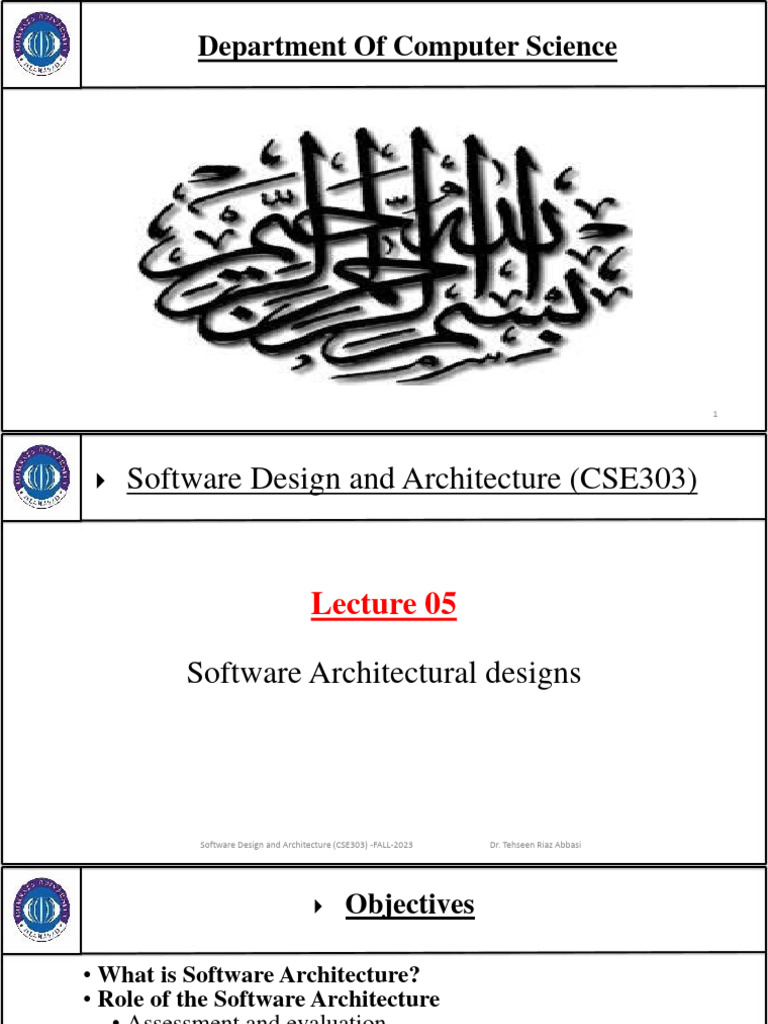 Sda Fall 2023 Lecture 5 Pdf Component Based Software Engineering Client Server Model