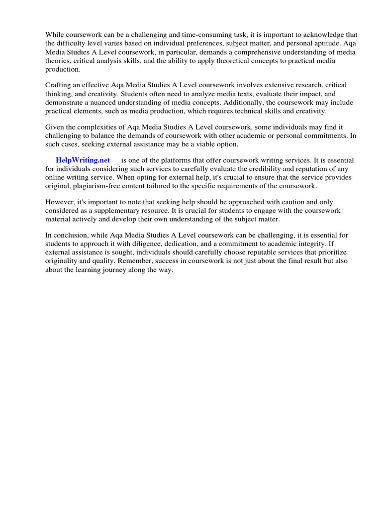 Aqa Media Studies A Level Coursework Examples | Download Free PDF | E Bay | Pay Pal