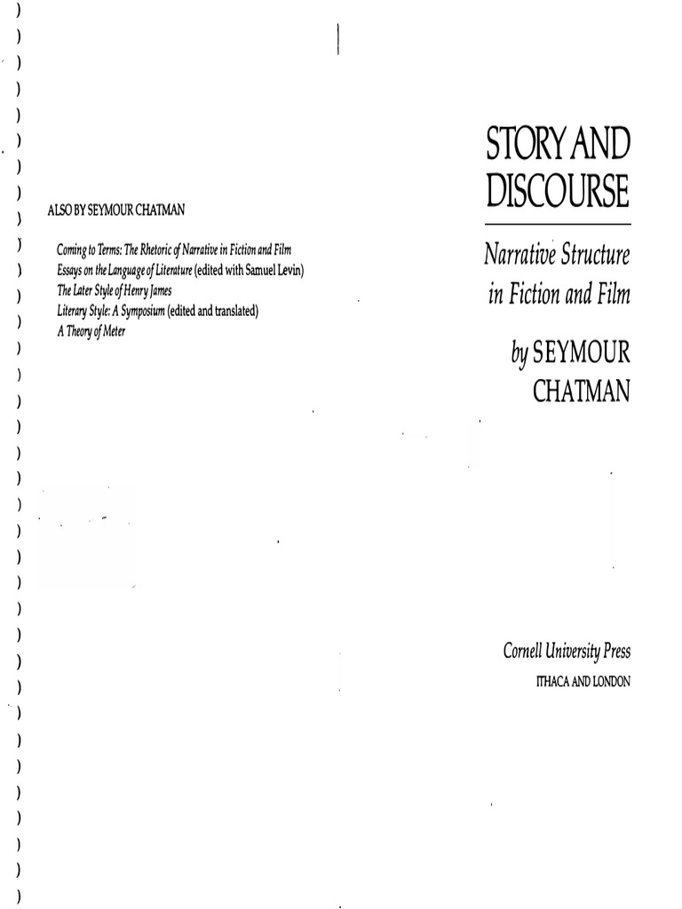 Chatman Seymour Story and Discourse | PDF