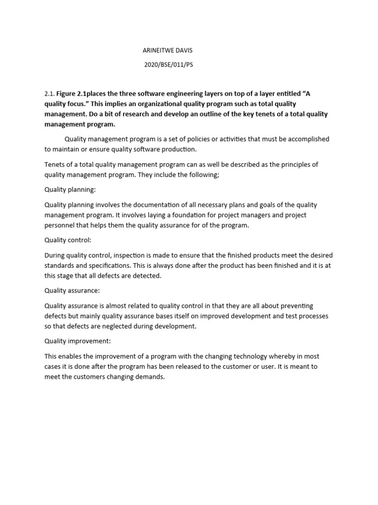 Lecture2 SWE-Exercise Submission 1 | PDF | Web Application | Application Software