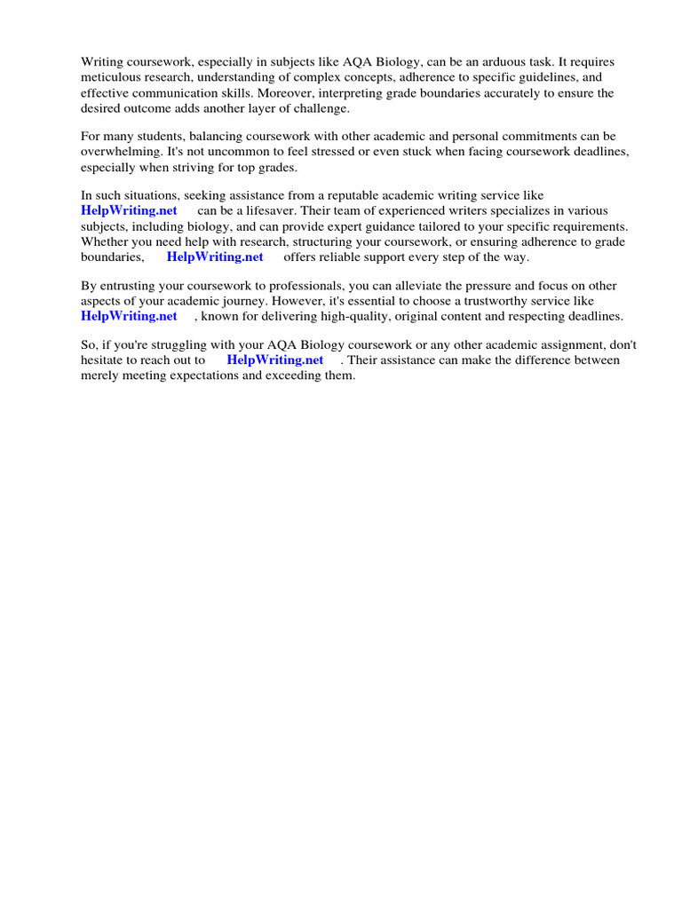 Aqa Biology Coursework Grade Boundaries | PDF | Qualifications ... Aqa Biology Coursework Grade Boundaries | PDF | Qualifications ...