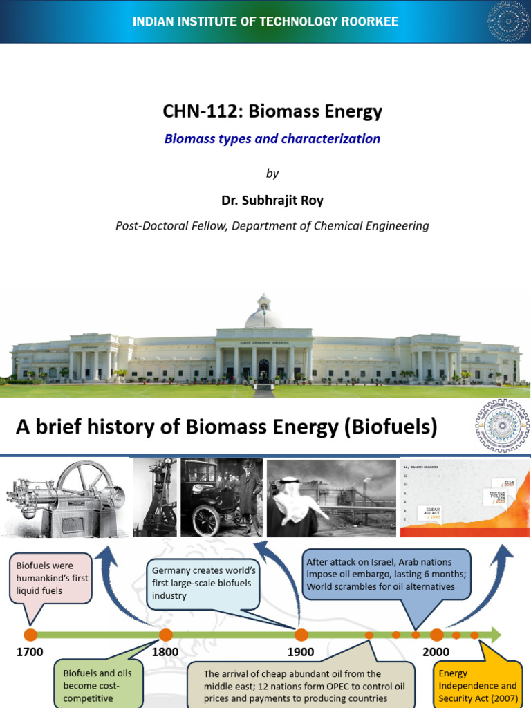 Biomass Energy - Biomass Types and Characterization (Revised) - 1 | PDF ...