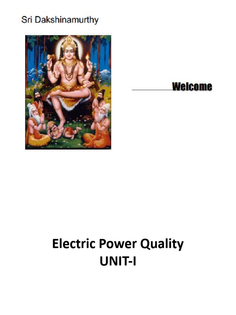 Electric Power Quality UG-UNIT-1 | PDF | Rectifier | Power Electronics