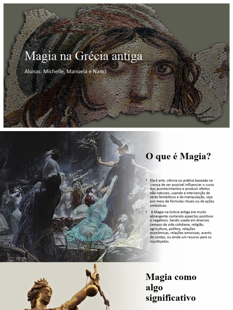 Trabalho Sobre Como Era Visto A Magia Na Grécia Antiga | PDF | Mitologia grega | Grécia Antiga