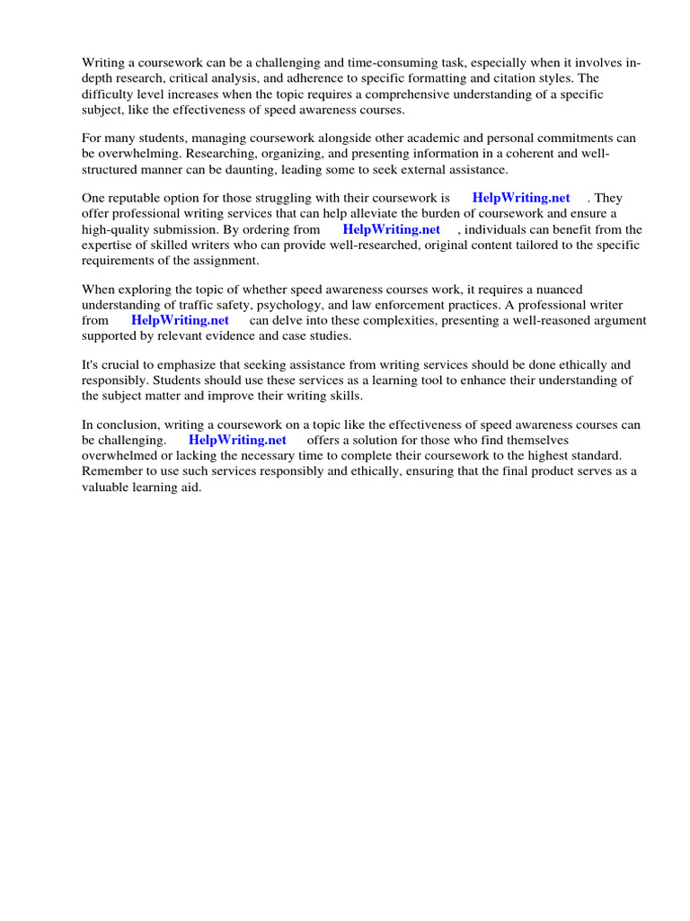 Do Speed Awareness Courses Work | PDF | Speed Limit | Driving