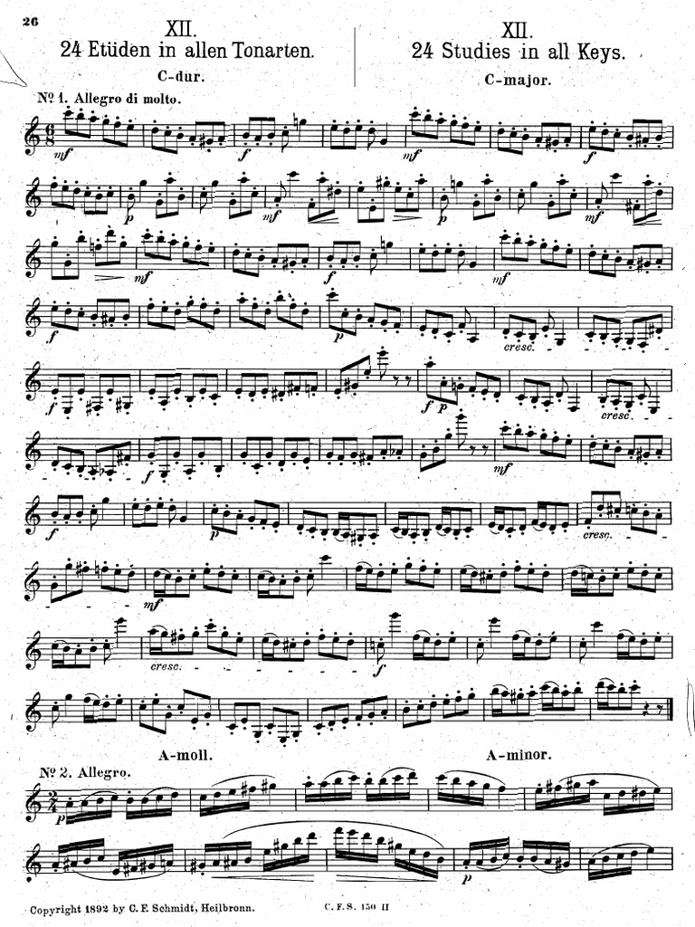 R. Stark - 24 Studi, Op.49 | PDF
