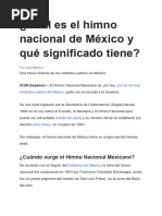 Letra Del Himno Al Estado de Hidalgo | PDF
