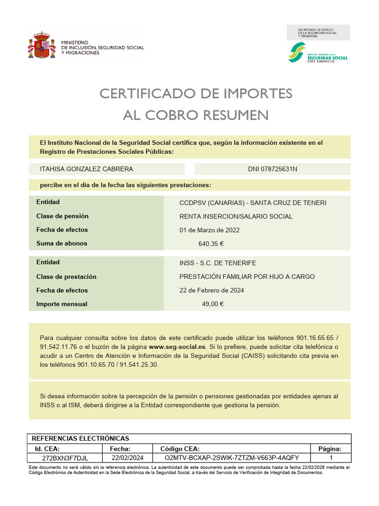 Cepe Cert 1001 | PDF
