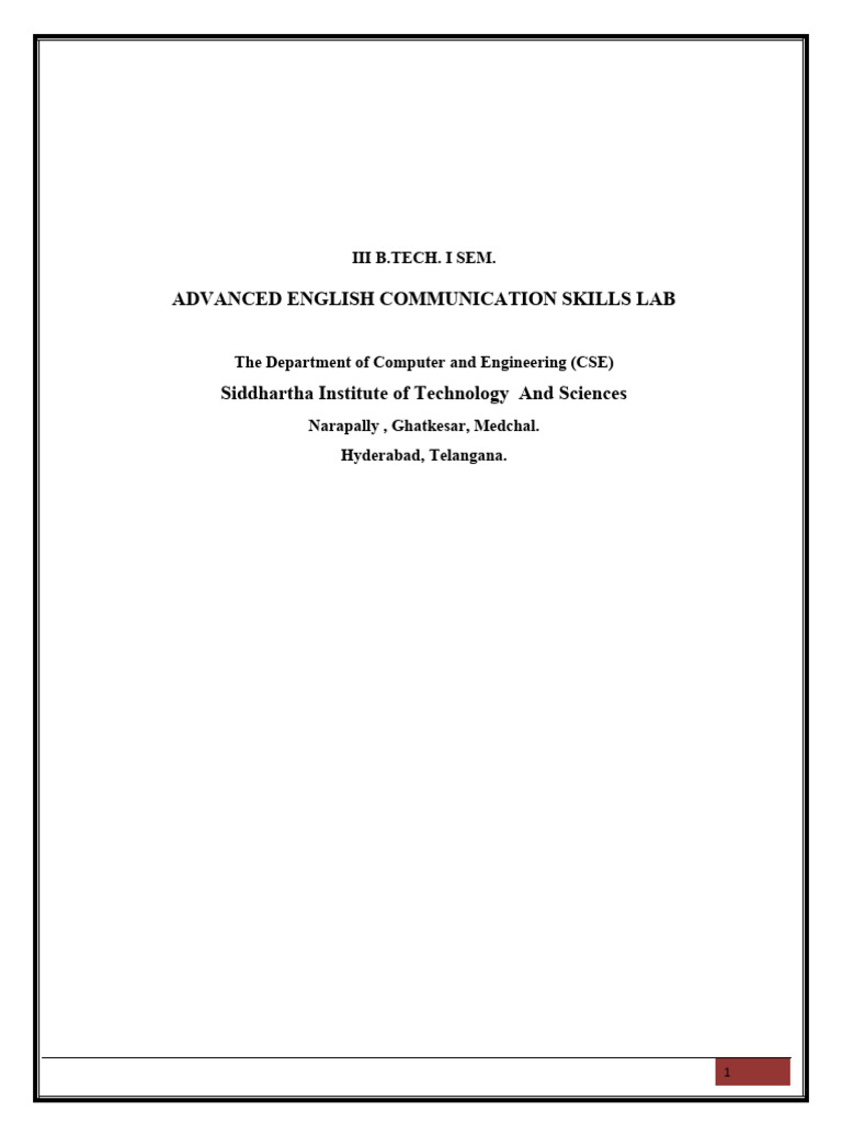 Acs Lab | PDF | Body Language | Nonverbal Communication