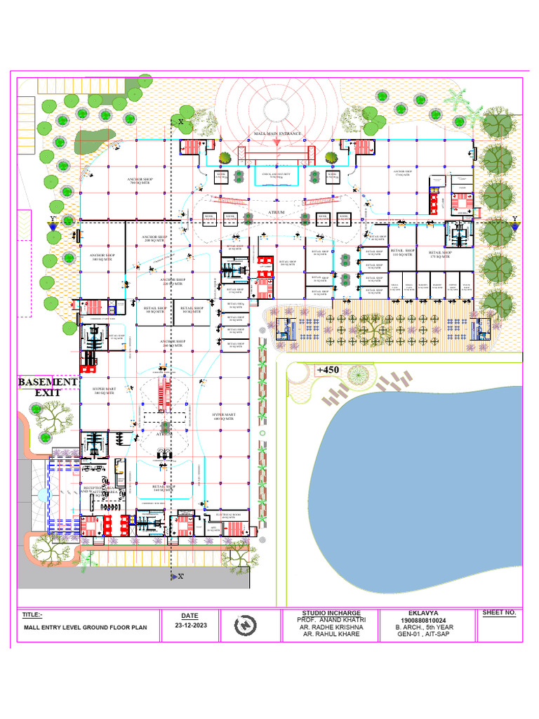 A1 B&W Mall GF Plan | PDF | Room