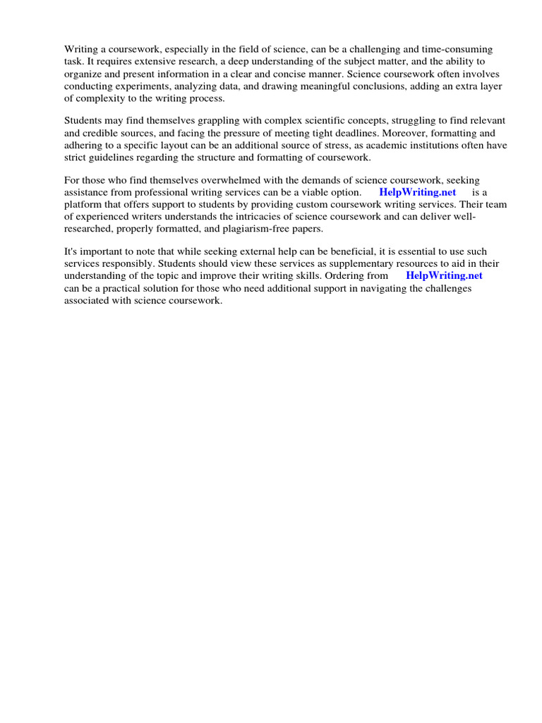 Science Coursework Layout | PDF | Science | Experiment