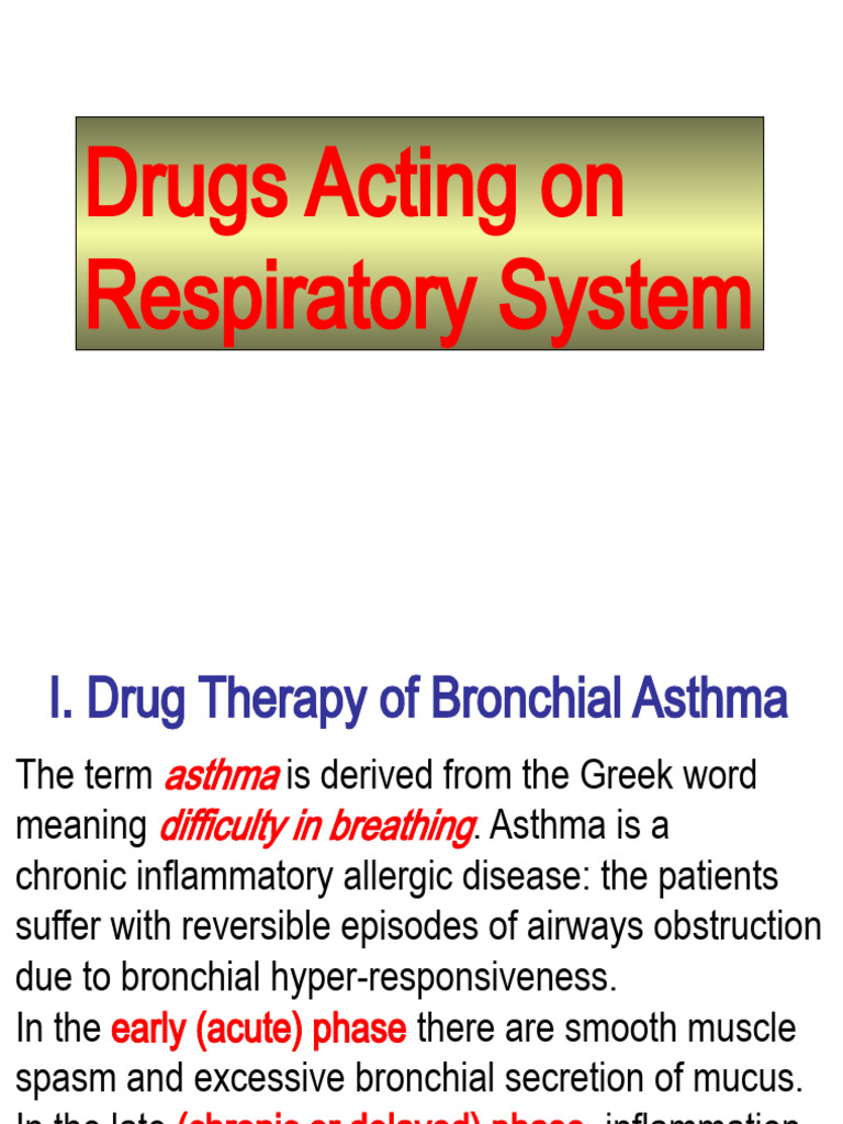 Respiratory System | PDF | Asthma | Clinical Medicine Respiratory System | PDF | Asthma | Clinical Medicine