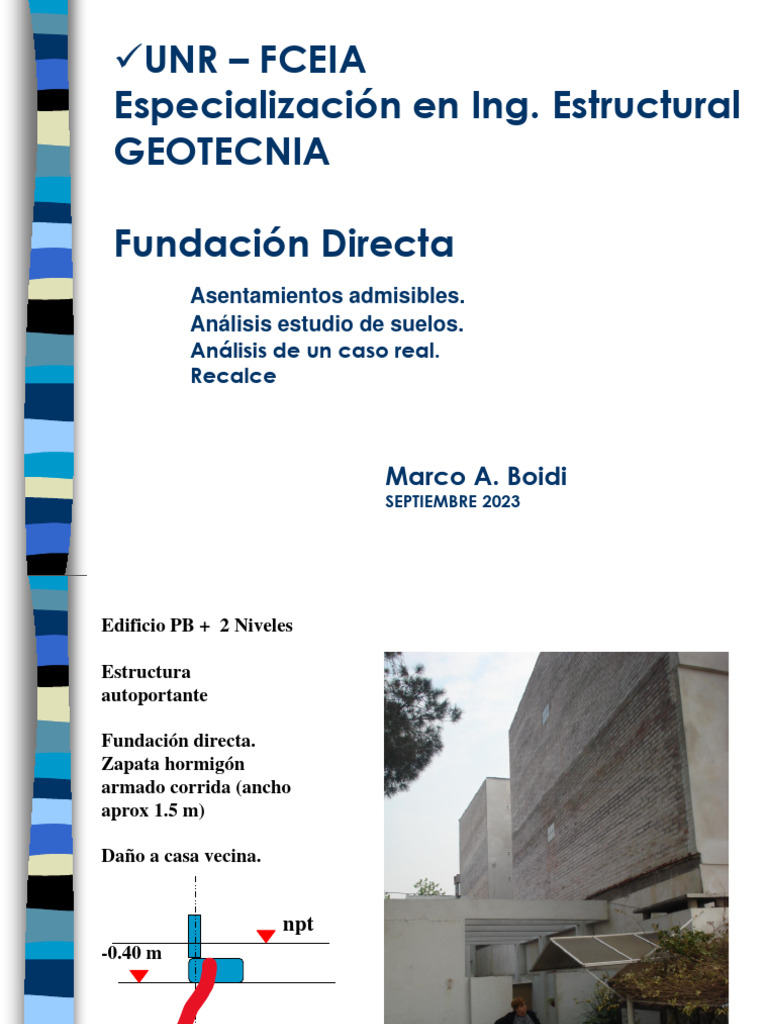Patología Fundación Directa - Caso Estudio | PDF | Fundación ...