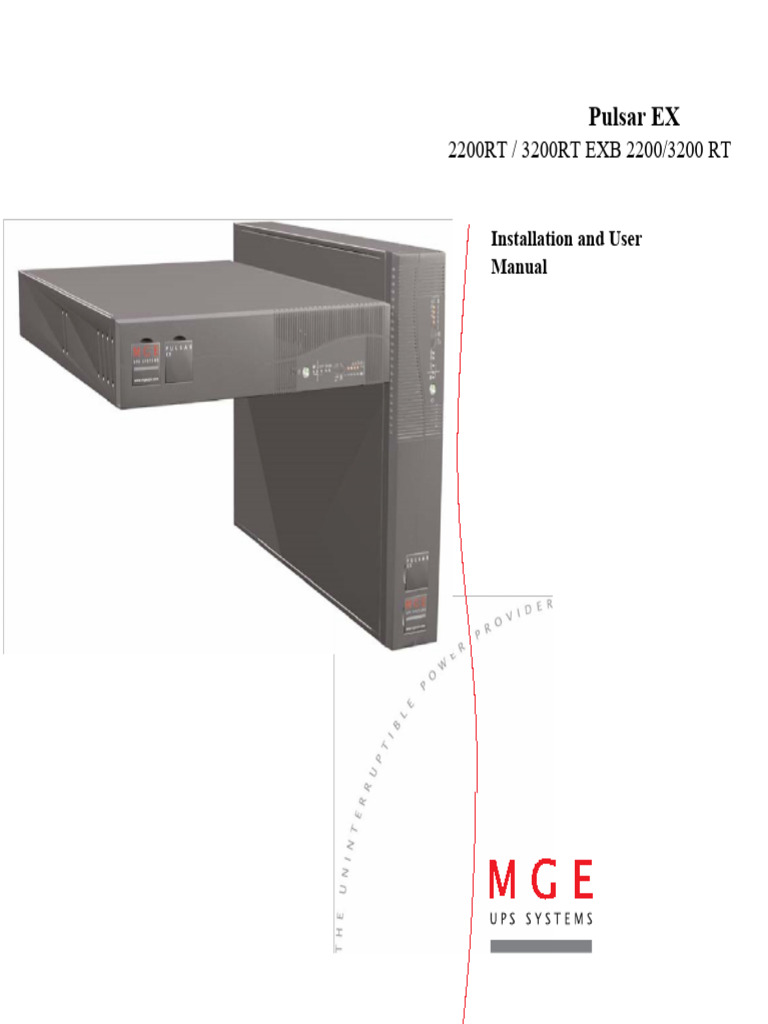 Pulsar EX 2200/3200 RT Manual | PDF | Mains Electricity | Ac Power ...