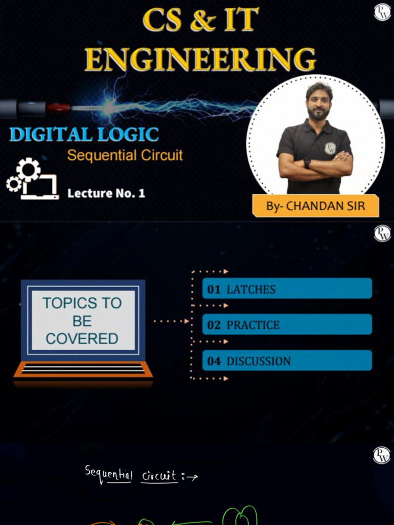 Sequential Circuit 01 Class Notes Pdf