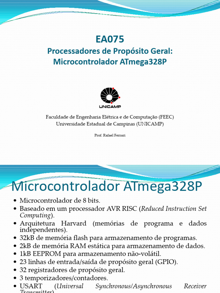 Guia do ATmega328P para Engenheiros | PDF | Entrada/Saída | Arduino