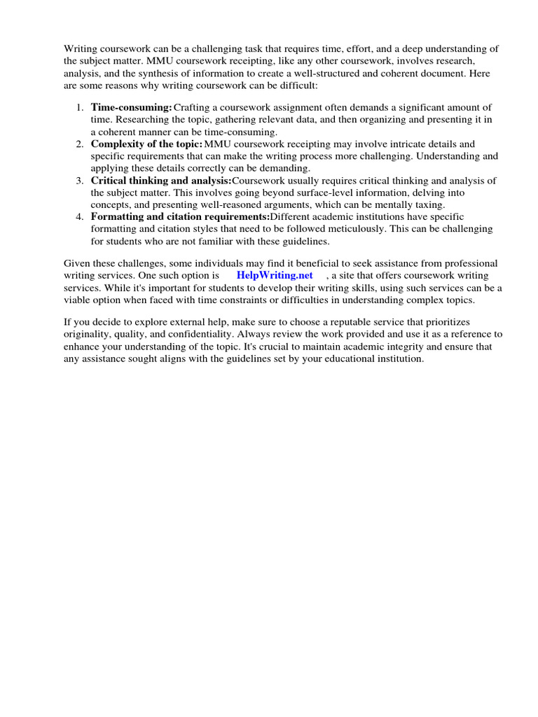 Challenges in MMU Coursework Writing | PDF | Central Processing Unit ...