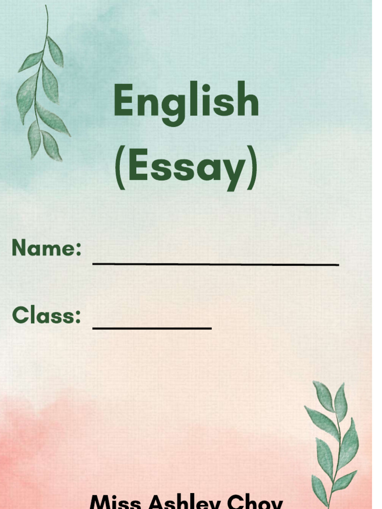 Eng Cover Pages | PDF