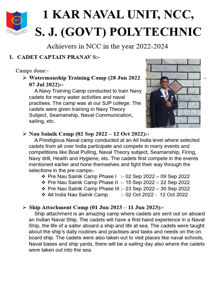 NCC Navy | Download Free PDF | Navies | Ships