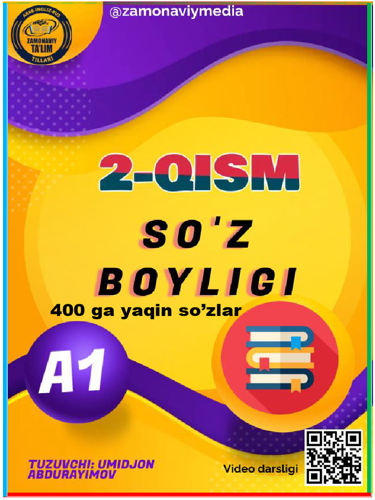 A1 So'z Boyligi 2-Qism | PDF