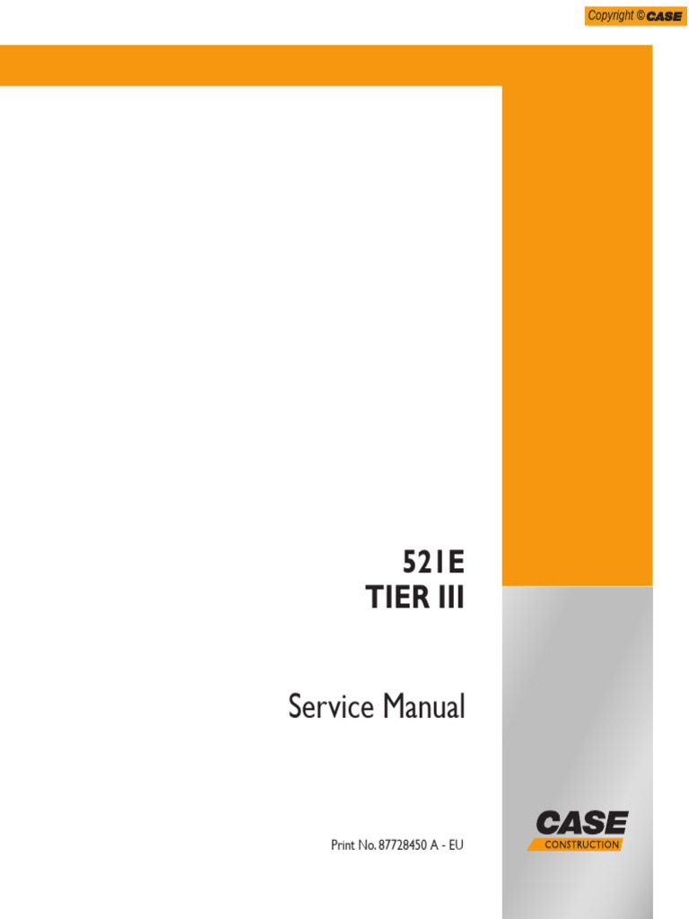 Case 521e Tier3 - en | PDF | Motor Oil | Gallon