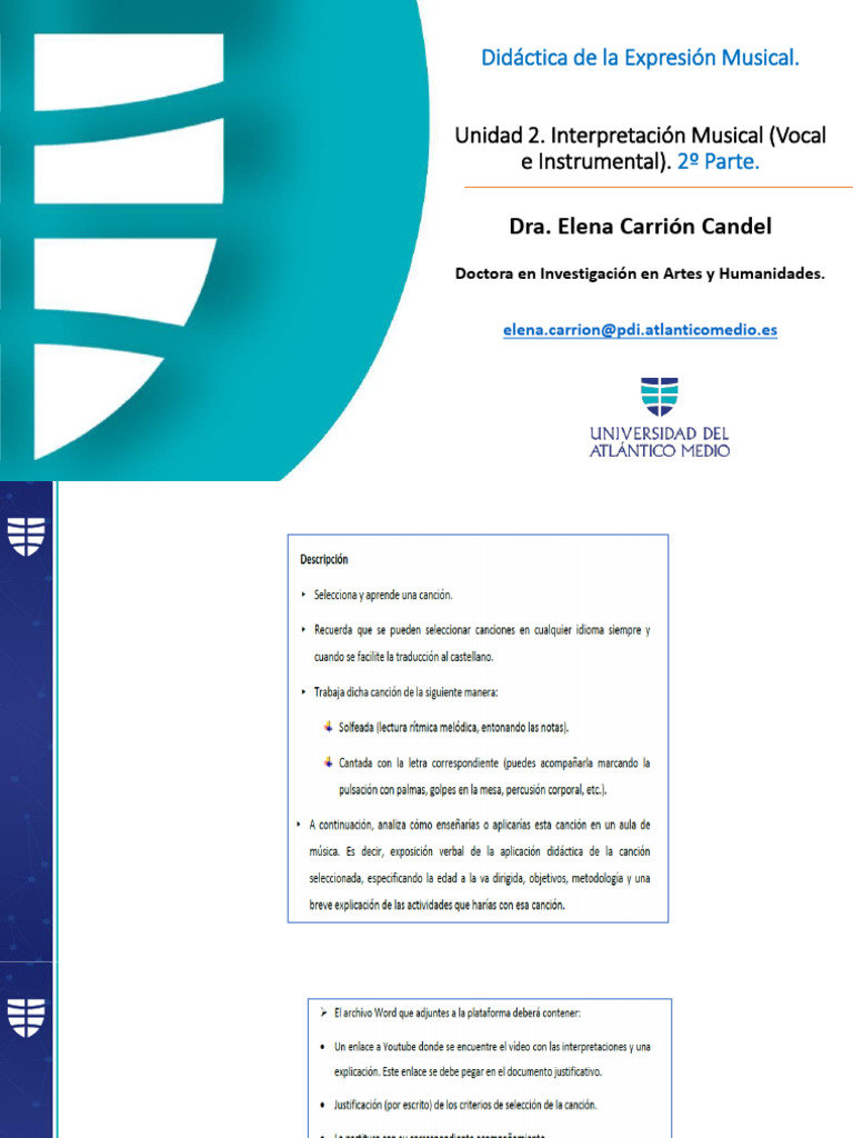 Didáctica de La Expresión Musical. Tema 2. 2º Parte PDF | PDF ...