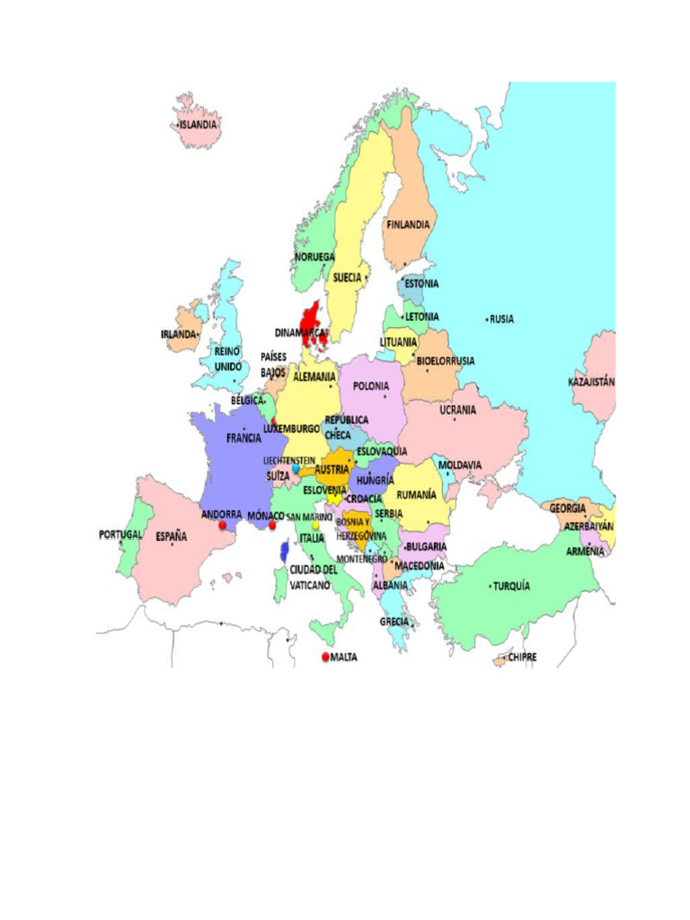 Mapa Europa 7-7 | PDF