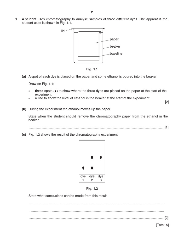 CHEM Igcse 2023 Nov p6 | PDF | Solubility | Ammonium