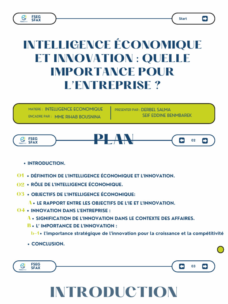 Intelligence Économique et Innovation | PDF | Innovation | Business