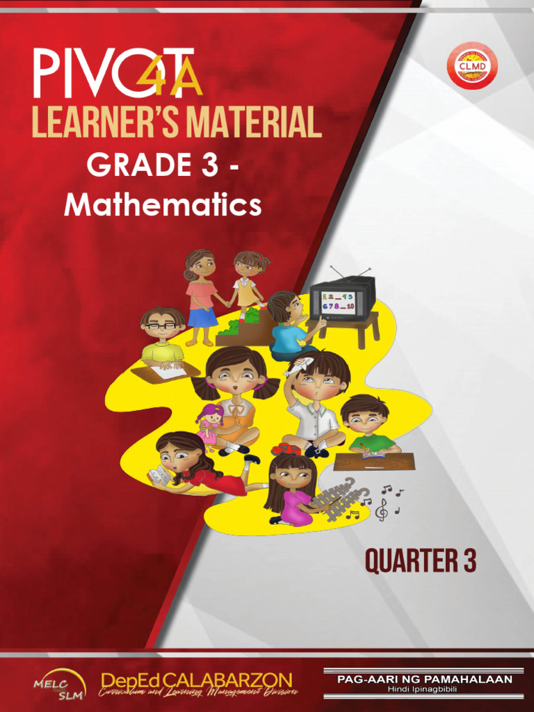 Grade 3 - Mathematics | PDF