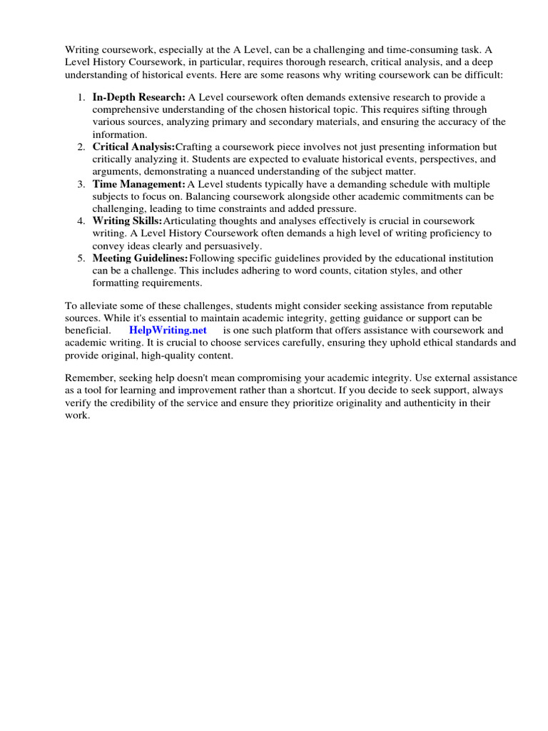 A Level History Coursework Guide | PDF | Joseph Stalin | Critical Thinking