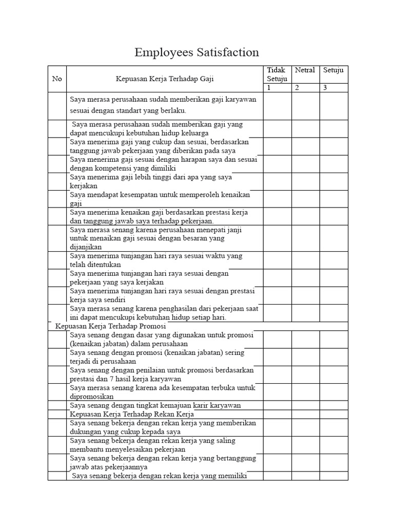 Employee Satisfaction (Herzberg-Kano Model) | PDF