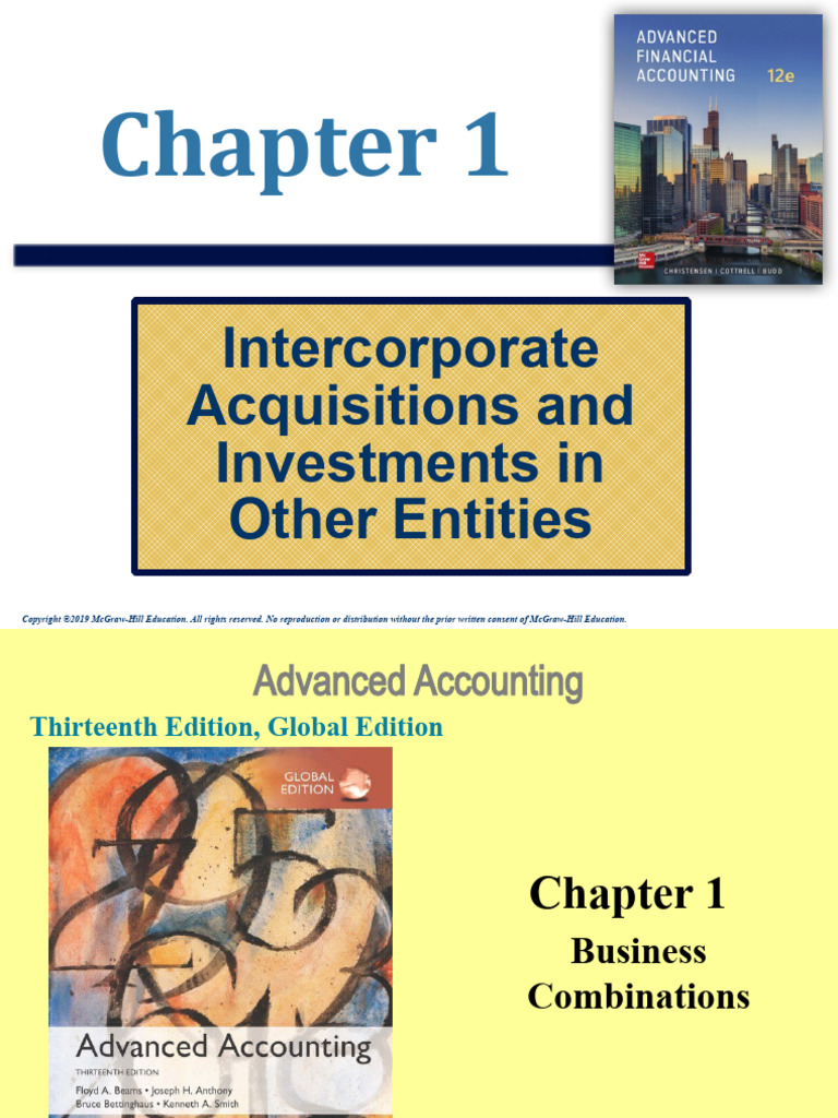 Chap 01 Power Point Slides 2024 | PDF | Goodwill (Accounting) | Book Value Chap 01 Power Point Slides 2024 | PDF | Goodwill (Accounting) | Book Value