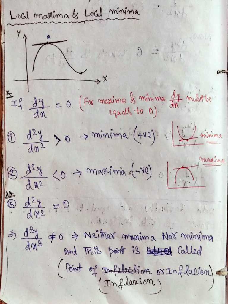 Maxima and Minima | PDF