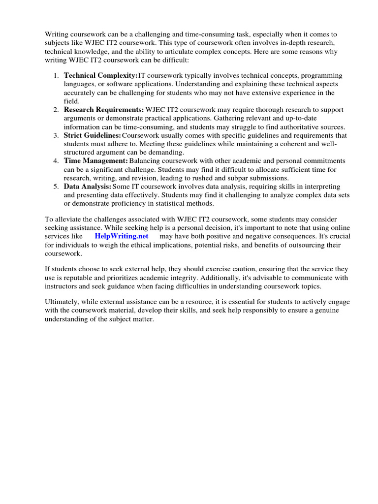 Wjec It2 Coursework Examples | PDF | Data | Facebook