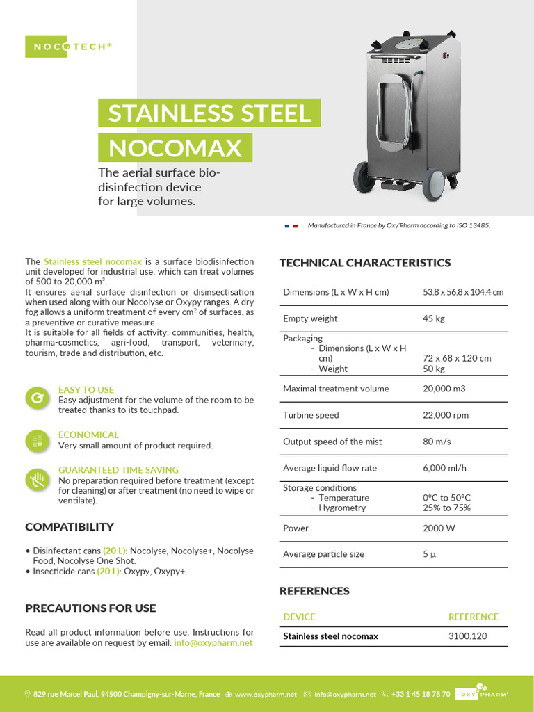 2022 Fiche Technique en Nocomax-Stainless-Steel | PDF | Physical Sciences | Materials