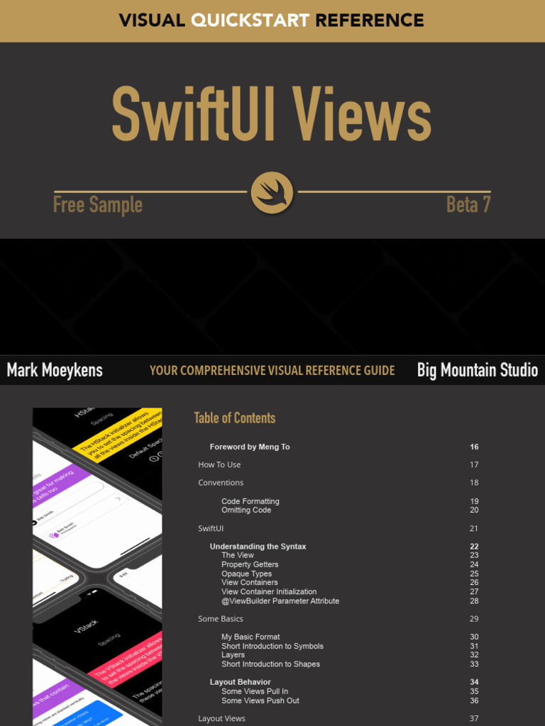 SwiftUI Views FREE Sample | Download Free PDF | Swift (Programming ... SwiftUI Views FREE Sample | Download Free PDF | Swift (Programming ...