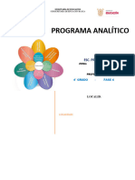 Codiseño Programa Analitico Multigrado | PDF | Escuelas | Educación primaria
