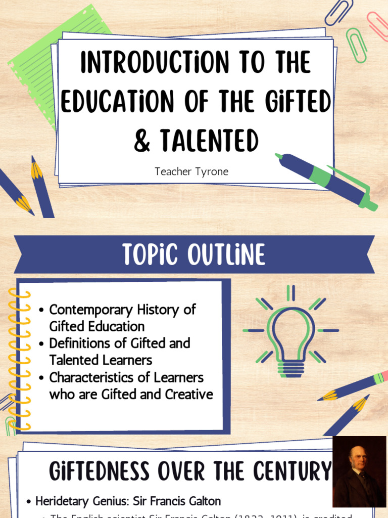 Introduction To The Education of The Gifted Talented | PDF ...