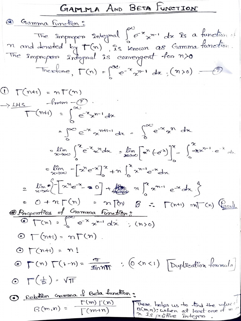 Beta Gamma Function Pdf 7431